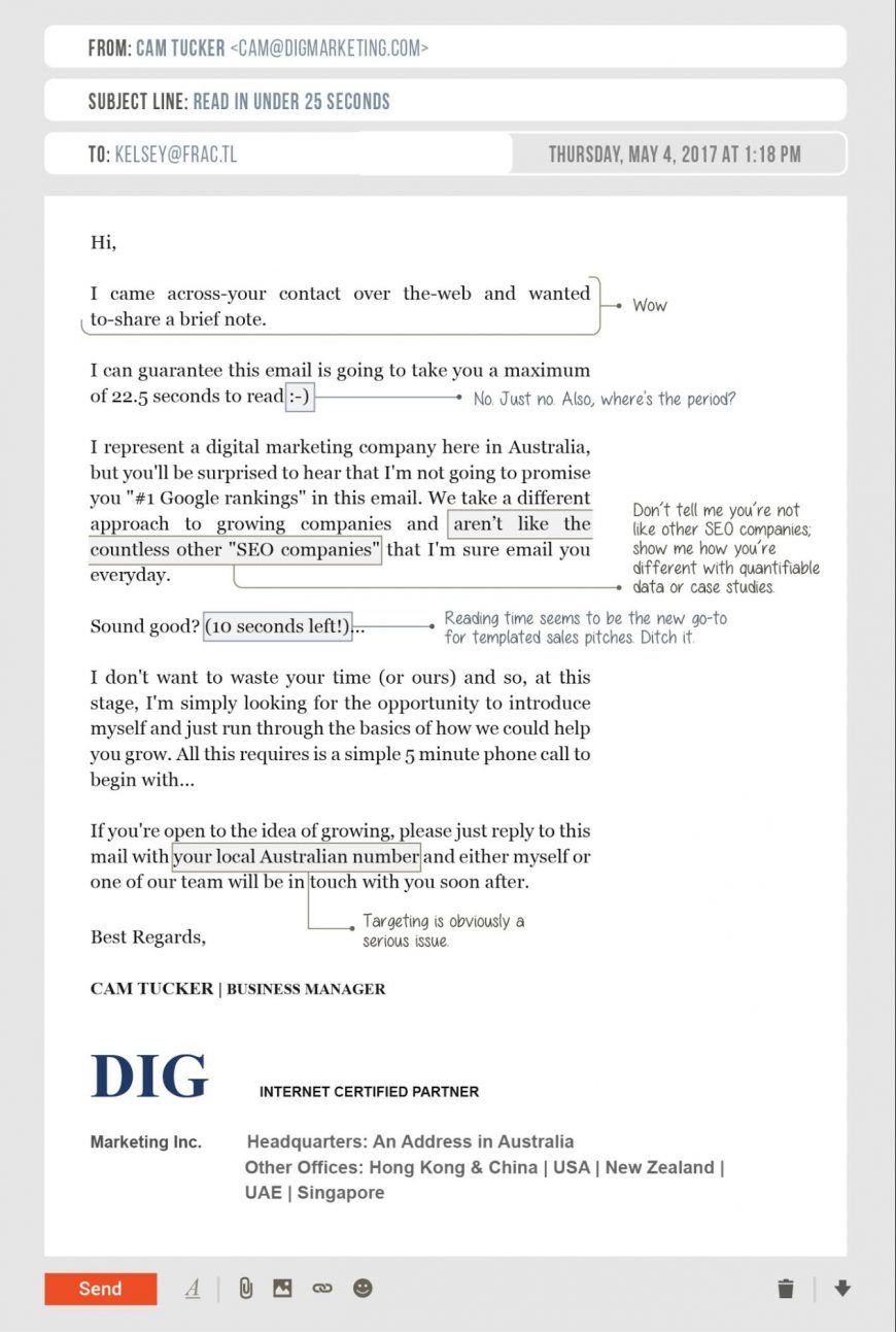 What Marketers Can Learn From 4 Bad Email Pitches | Fractl